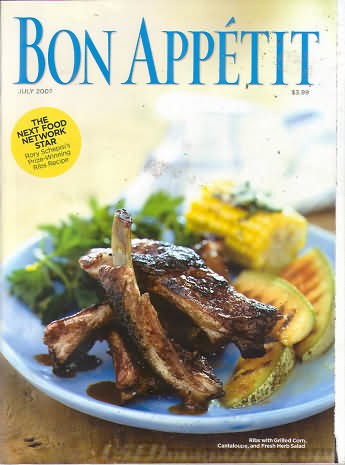 Bon Appétit Magazine, July 2007: The Barbecue Issue | Eat Your Books
