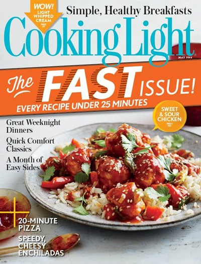 Cooking Light Magazine, May 2014: The Fast Issue | Eat Your Books