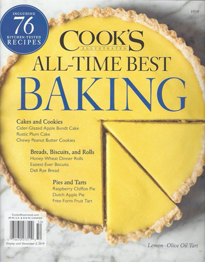 Cook’s Illustrated Magazine Special Issue: All-Time Best Baking (2019 ...