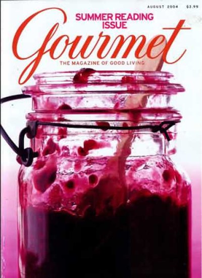 Gourmet Magazine, August 2004: Summer Reading Issue | Eat Your Books