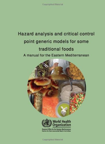 Manual of Generic HACCP Models for Some Traditional Foods in the ...