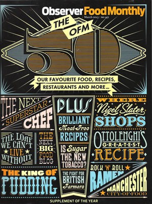 Observer Food Monthly Magazine, March 2013: The OFM 50 | Eat Your Books