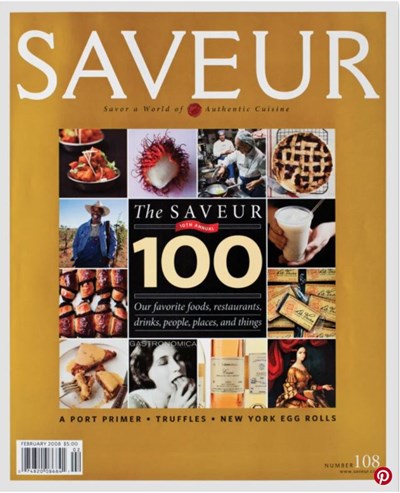 Saveur Magazine, Jan/Feb 2008 (#108): The Saveur 100 | Eat Your Books